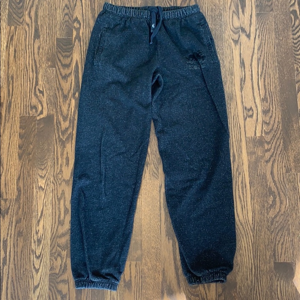 Roots Heathered Dark Grey Original Joggers Sz Sml - Gem